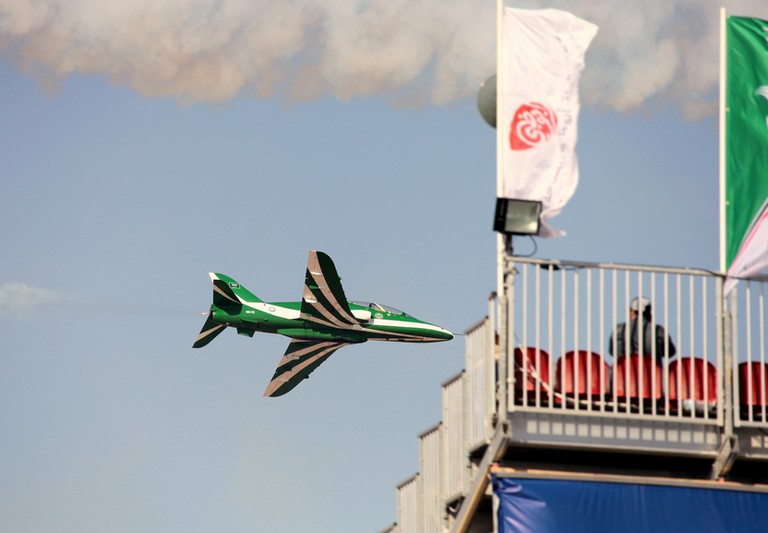 SAUDI HAWKS BAE MK65 JET POWERED SINGLE ENGINE TRAINER AIRCRAFT