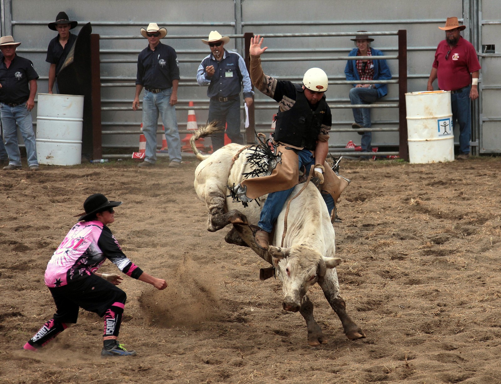 CLOWN DE RODEO BULL RIDING